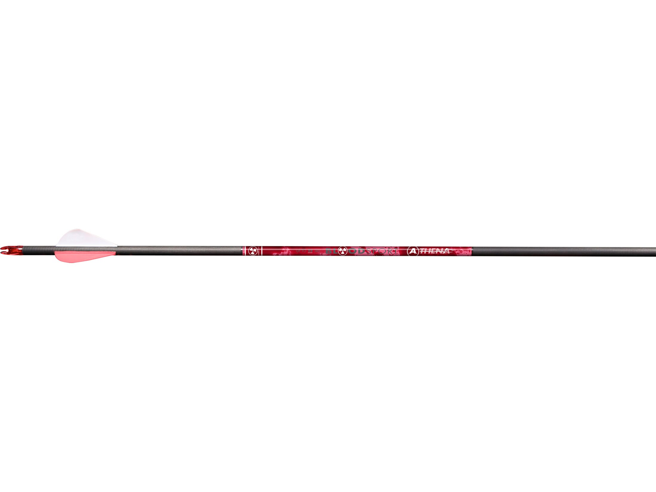 Bloodsport Athena 500 Carbon Arrow 2 Vanes Black 6PK