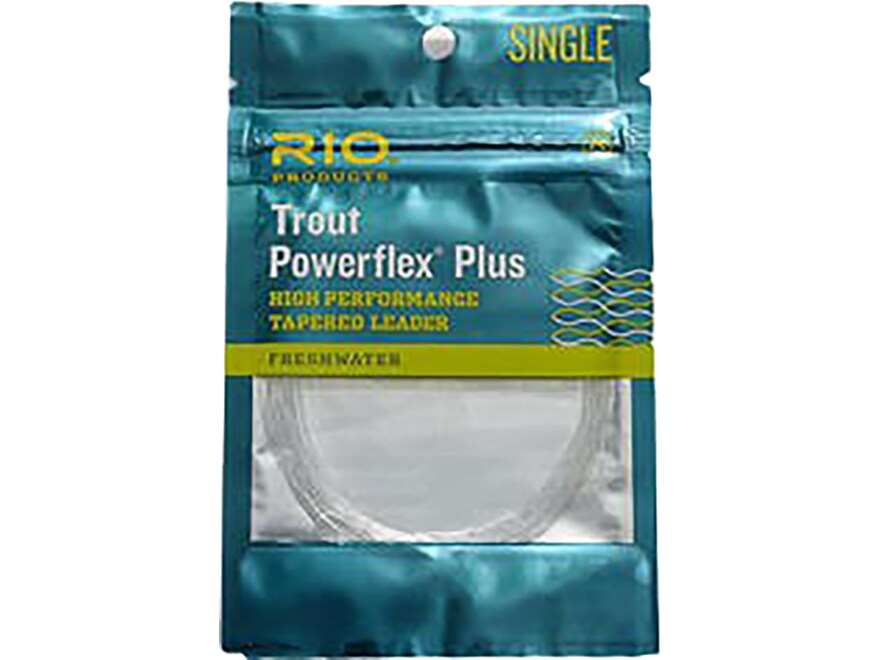 RIO Powerflex Plus Leader 4X 9' 3PK