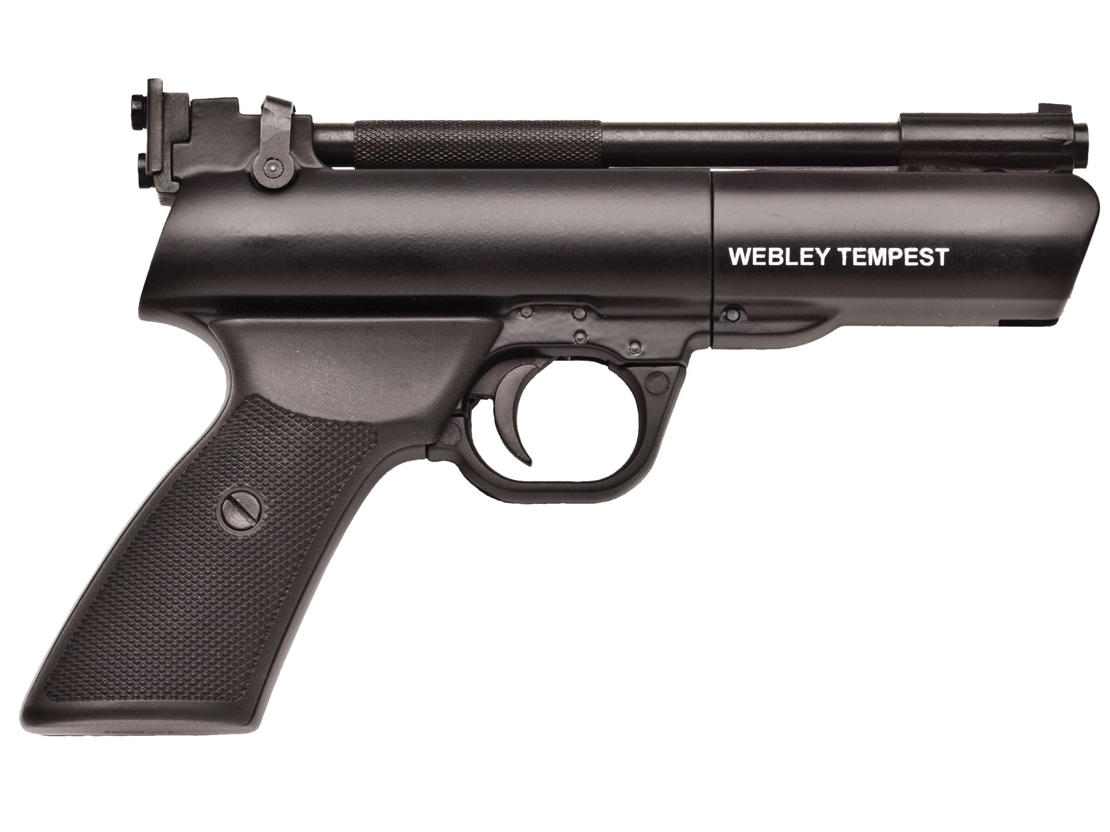 Webley & Scott Tempest Air Pistol 22 Cal Pellet Black Plastic Grip