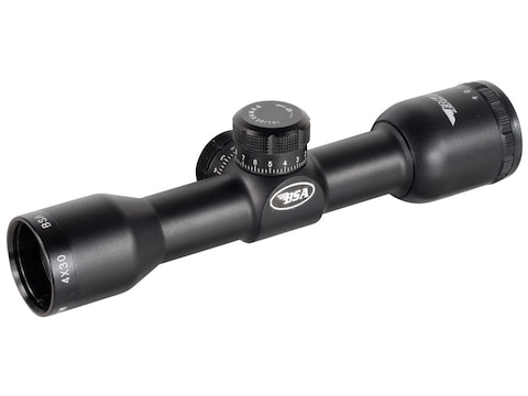BSA Tactical Weapon Rifle Scope 4x 30mm Mil-Dot Reticle SKS Mount