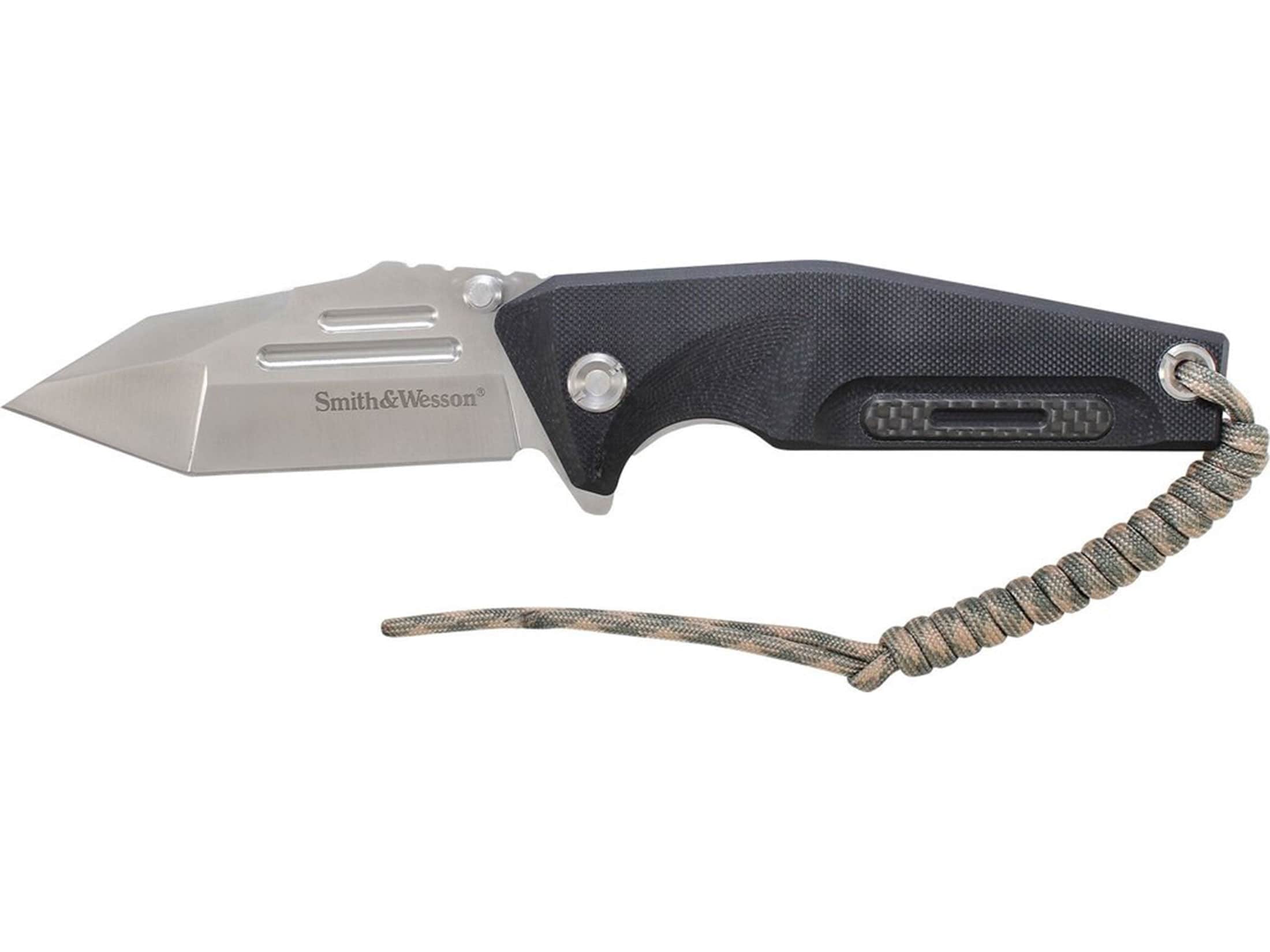Smith & Wesson SW604 Folding Knife 3.5 Tanto Point 8Cr13MoV SS Blade