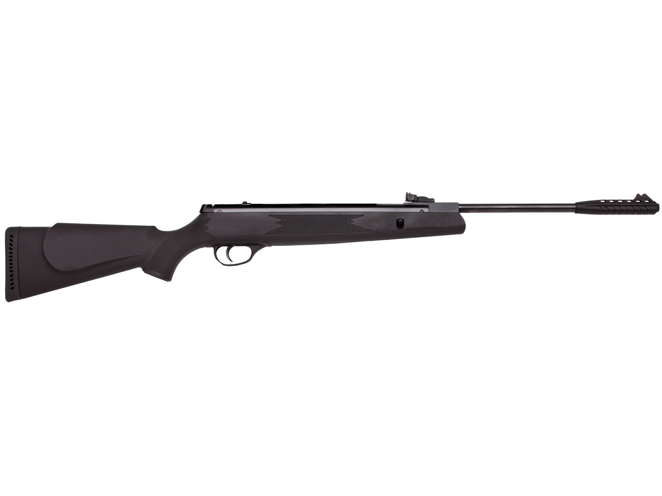 Webley & Scott Valuemax Air Rifle 22 Cal Pellet Black Synthetic Stock