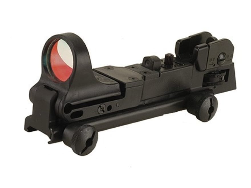 C-More Tactical Reflex Sight 8 MOA Red Dot Adjustable Rear Sight AR-15