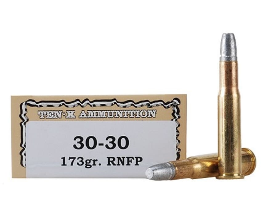 Ten-X Cowboy Ammo 30-30 Winchester 170 Grain Lead Round Nose Flat