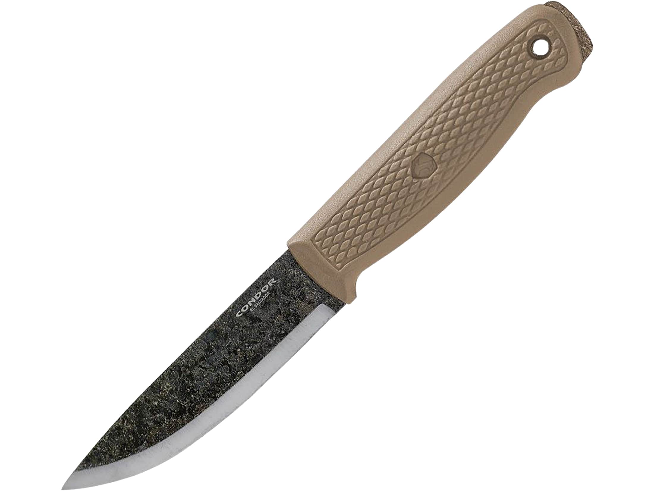 Condor Knives Terrasaur Fixed Blade Knife 4.2 Drop Point 1095 Natural