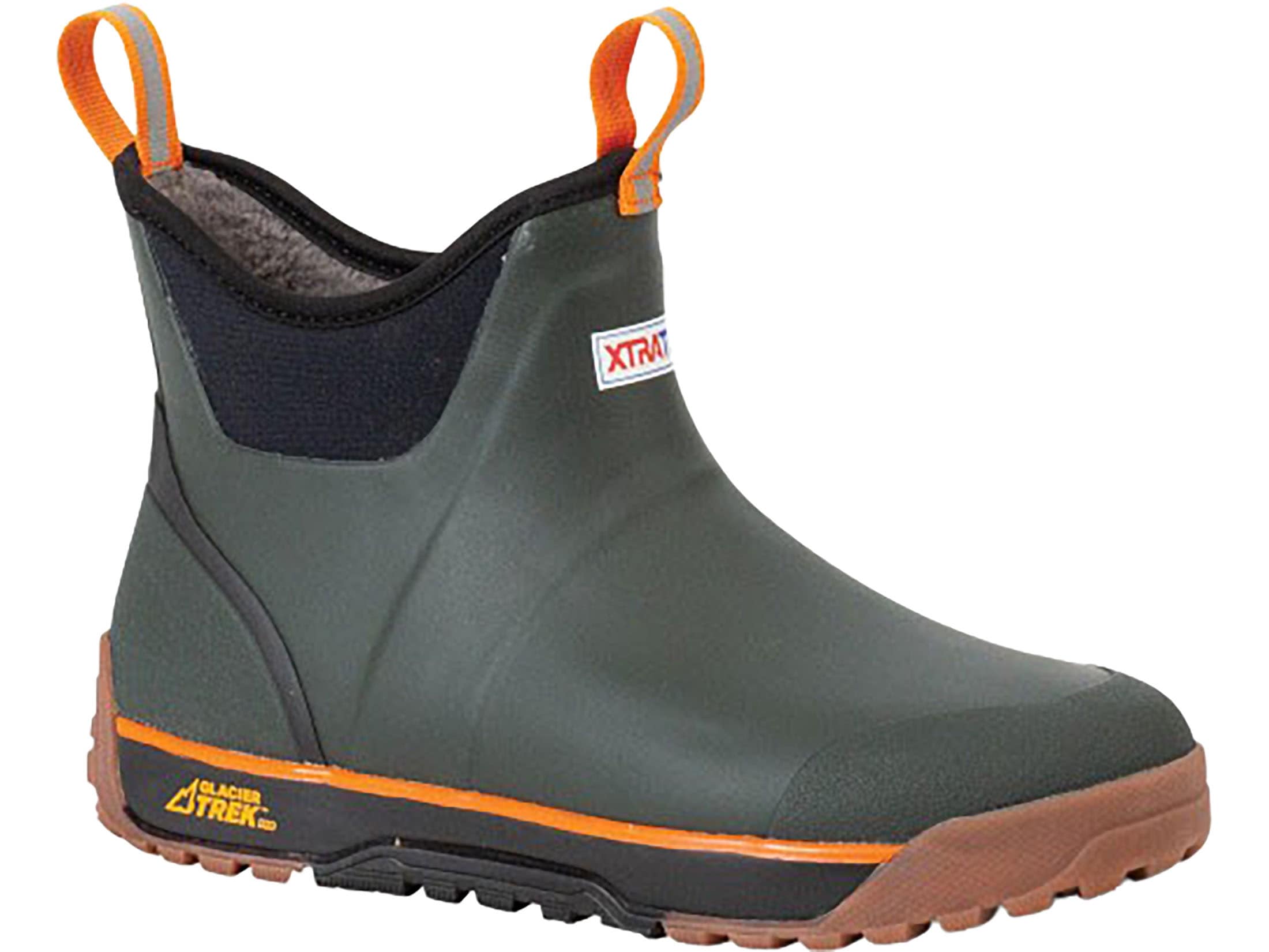 XtraTuf Ice Fleece Lined Insulated Deck Boots Rubber Olive Men's 14 D