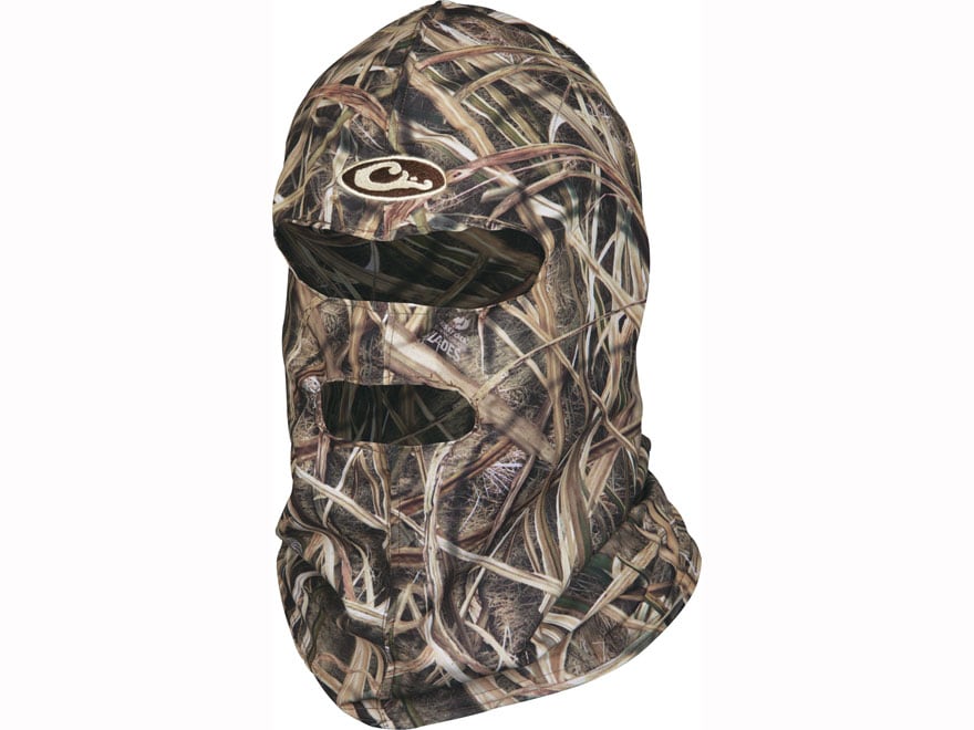Drake EST Face Mask Polyester Mossy Oak Bottomland Camo