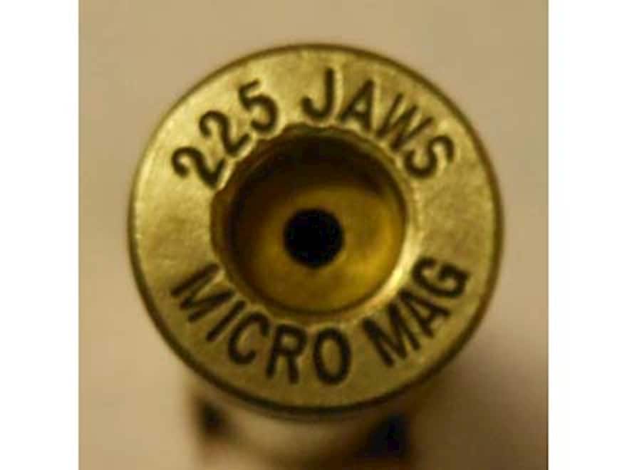 Quality Cartridge 225 JAWS Micro Mag Brass Box of 50