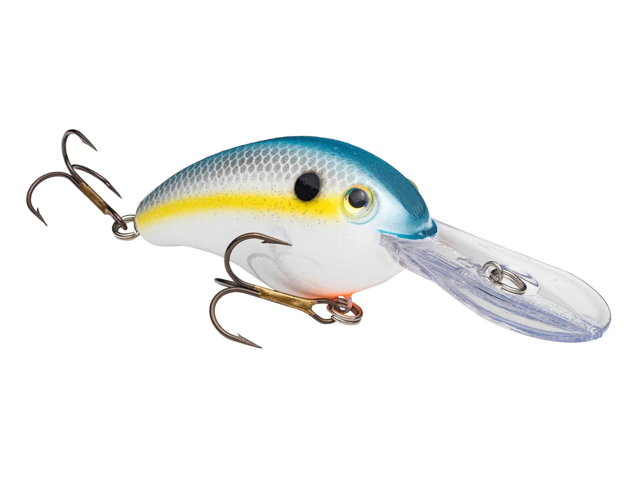Strike King Pro-Model Series 4 Crankbait Pearl Chart Belly