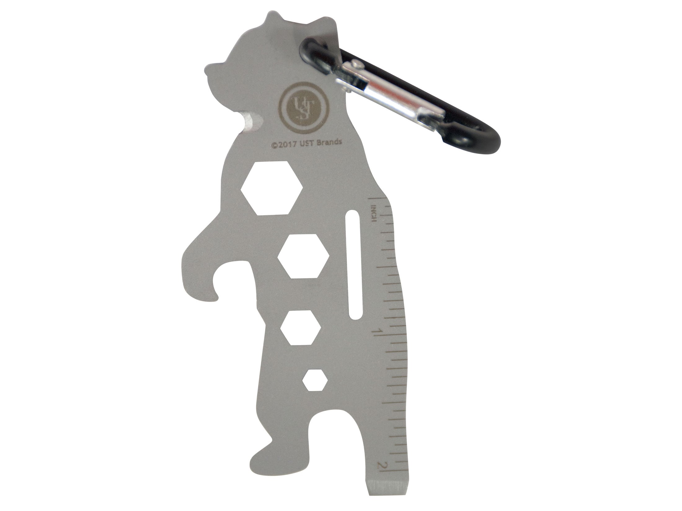 UST Tool-A-Long Standing Bear Multi-Purpose Survival Tool SS