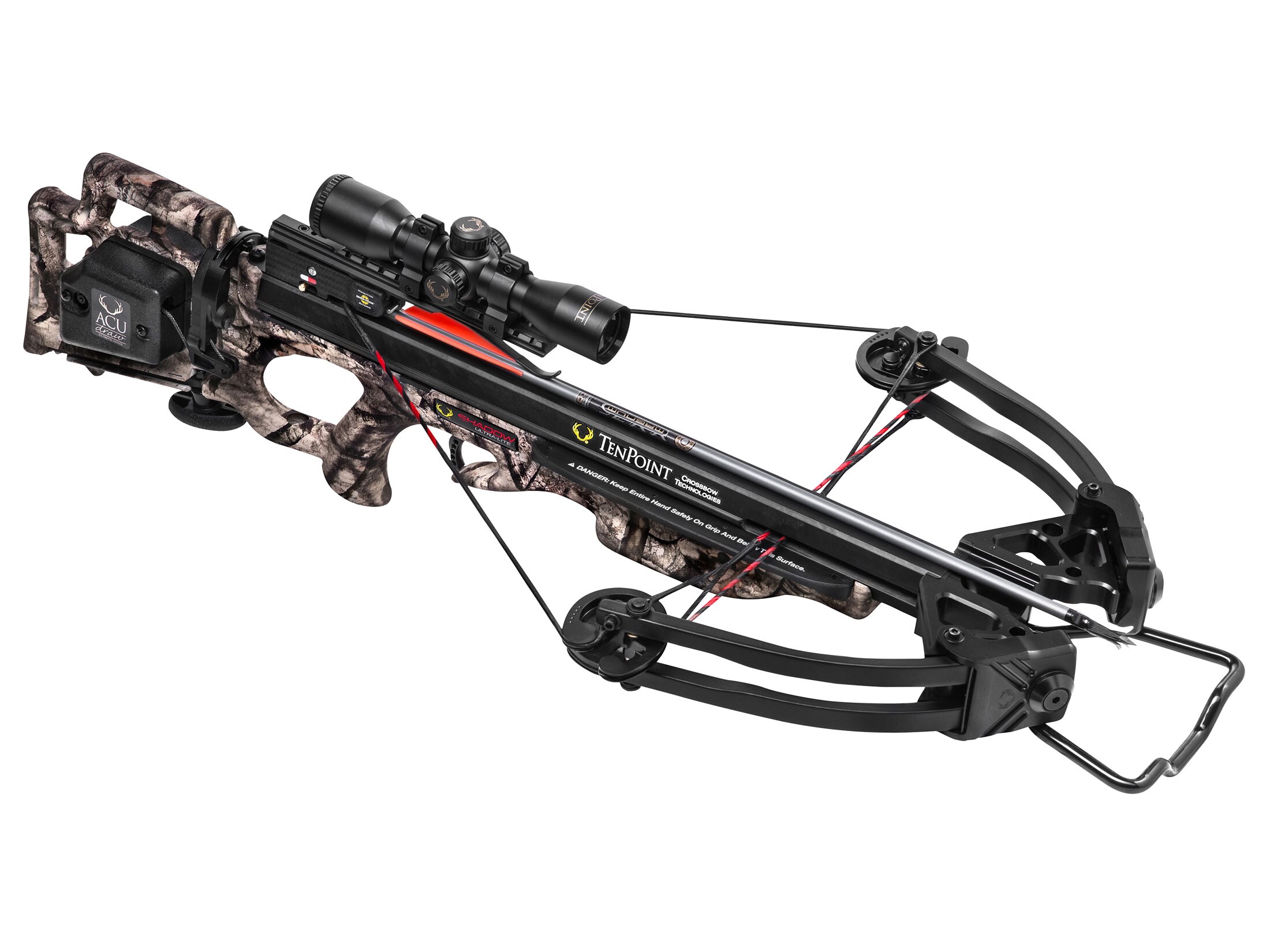 TenPoint Shadow Ultra-Lite Crossbow Package 3X Pro-View Scope ACUdraw