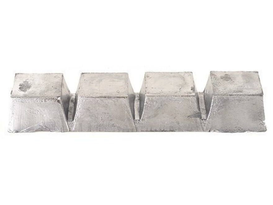Certified Linotype Bullet Casting Alloy Box of 4 Ingots (4% Tin, 12%