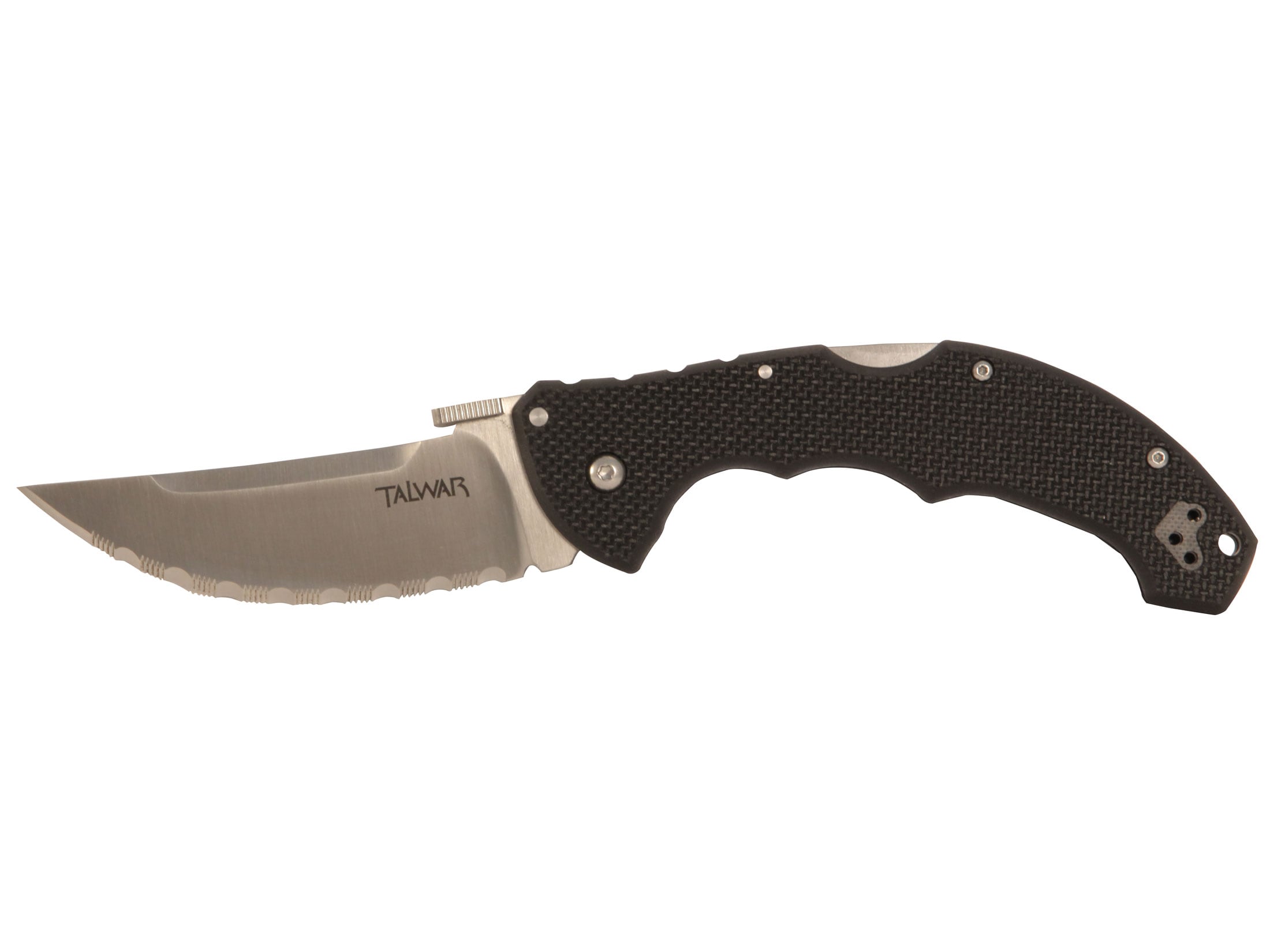 Cold Steel Talwar Folding Pocket Knife 4 Serrated Upswept Point