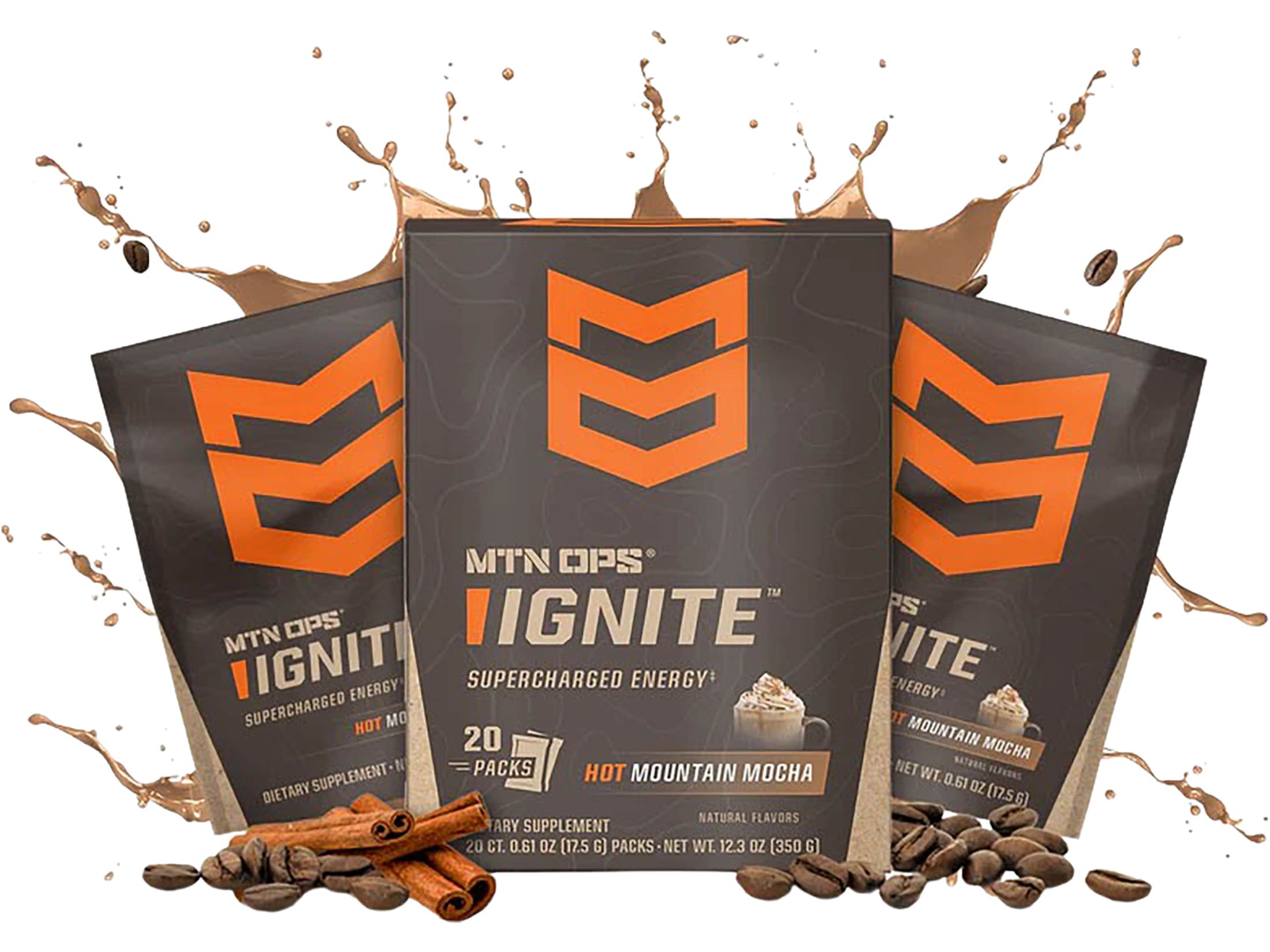 MTN OPS Hot Ignite Mountain Mocha 20 Servings
