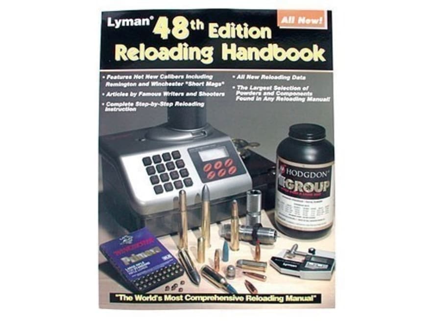 Lyman 48th Edition Reloading Handbook Book