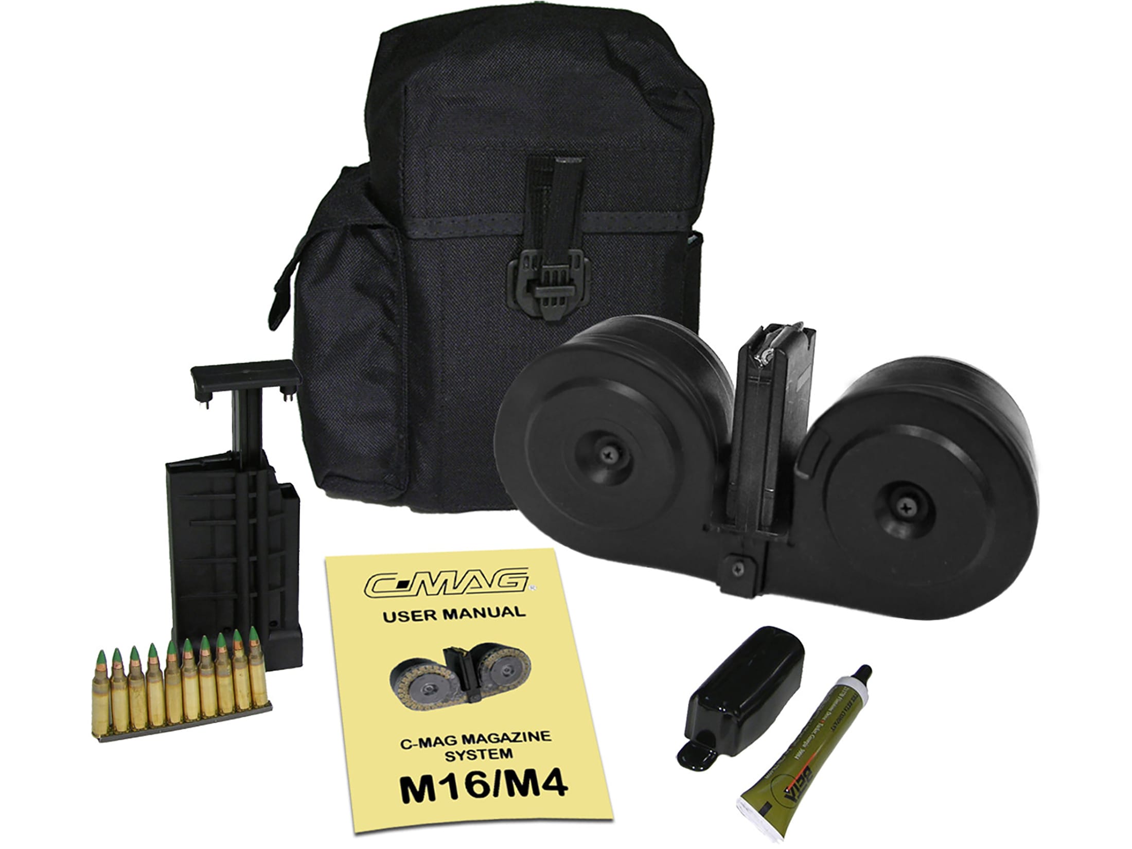 Beta C-Mag Mag System AR-15 223 Remington, 5.56x45mm 100-Round Drum