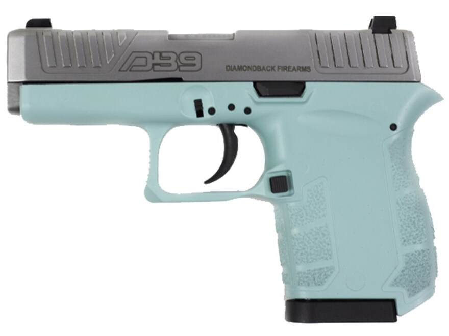 Diamondback DB9NB 9mm Luger Pistol 3.1 Barrel 6+1 Round Nickel Slide