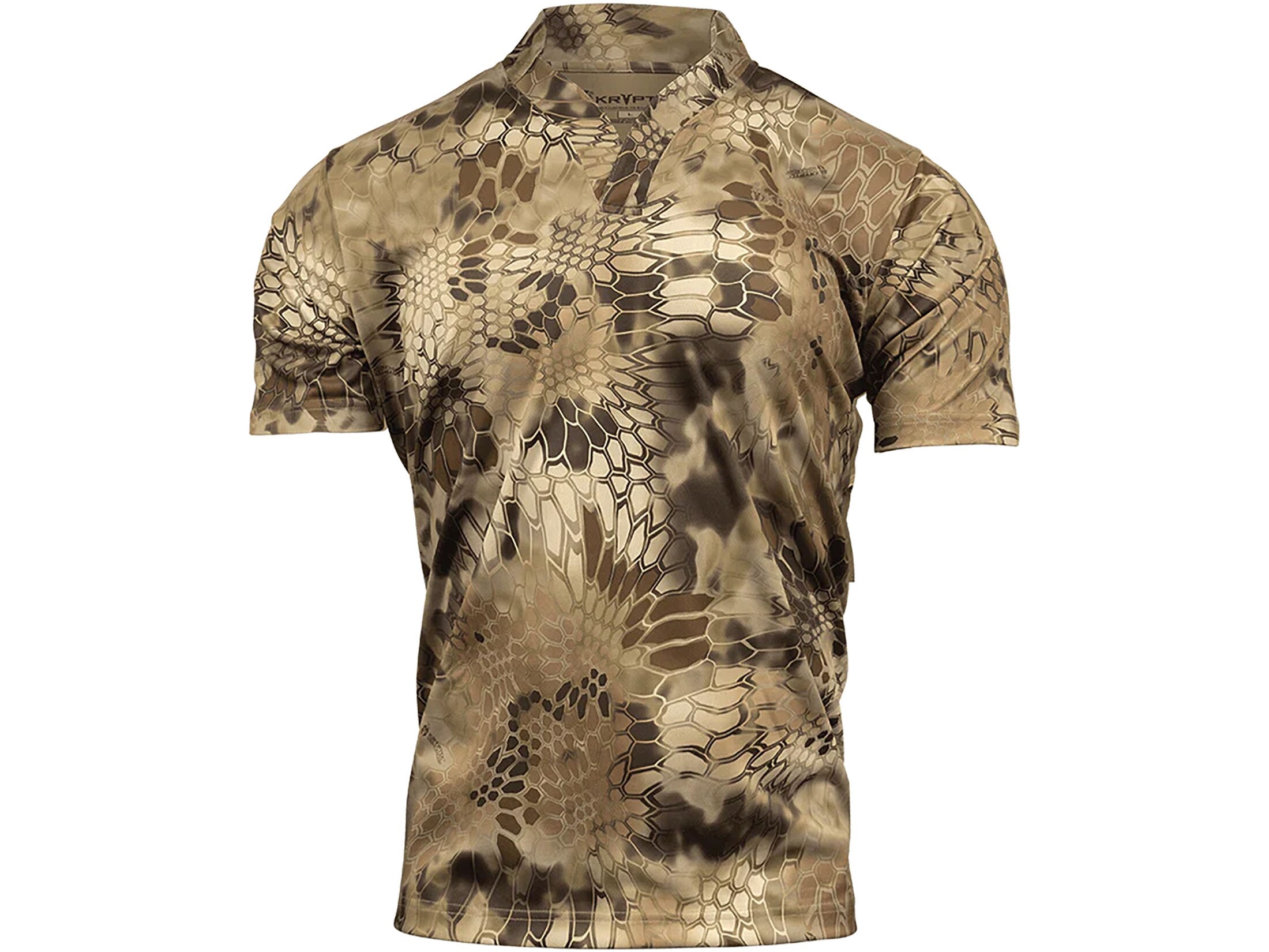 Kryptek Men's Dallol Short Sleeve Rugby Shirt Highlander 2XL