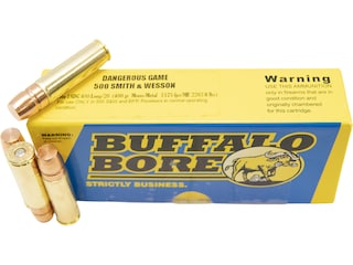 Product Comparison for Buffalo Bore Dangerous Game 500 S&W Magnum Ammo ...