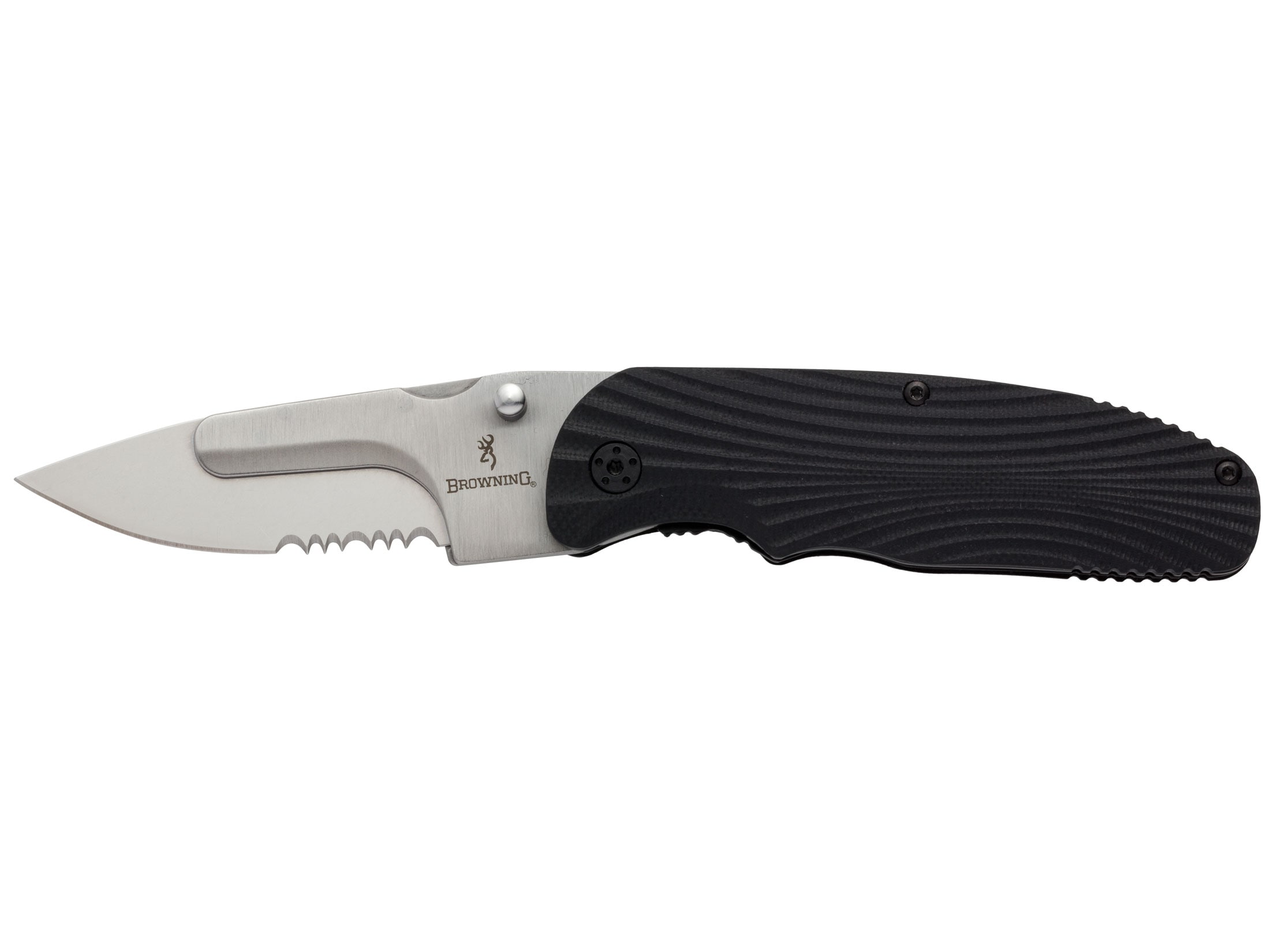 Browning Speed Load Tactical Folding Knife 3.25 420J2 SS Blades G-10