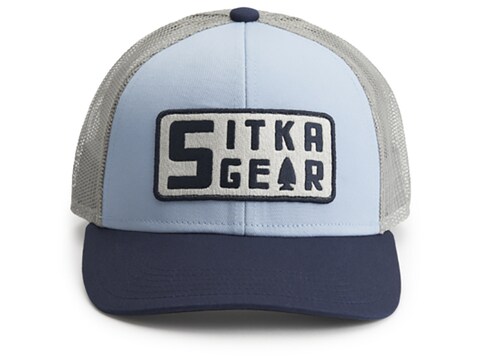 Sitka Gear Men's Woodblock Mid Trucker Cap Bluestone One Size Fits