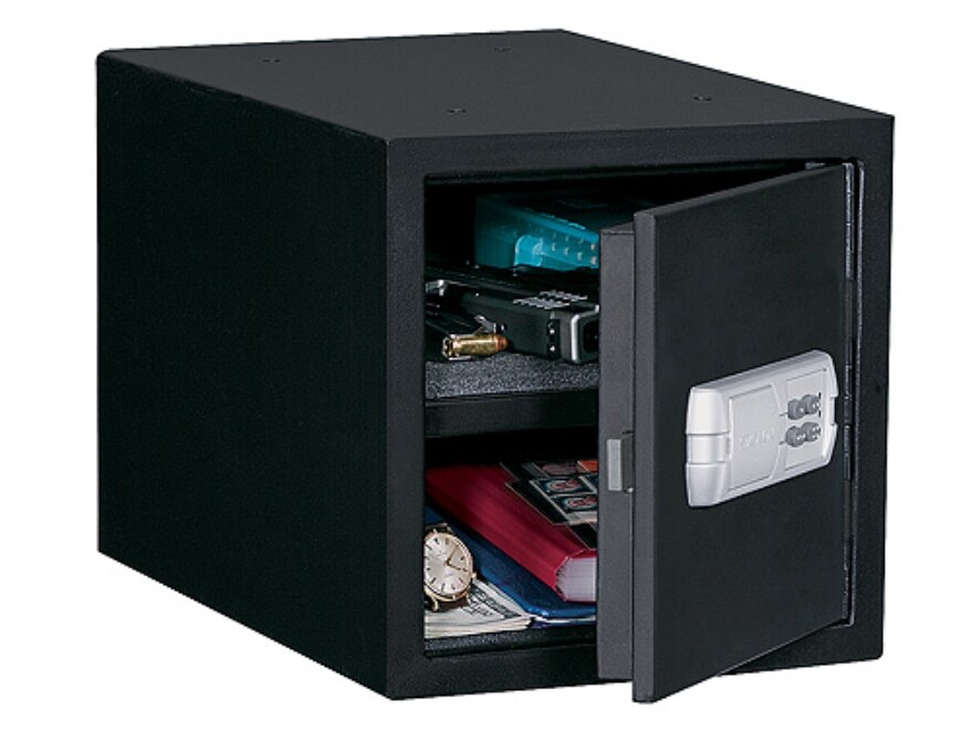Stack-On Quick Access Personal Safe Motorized Lock Black