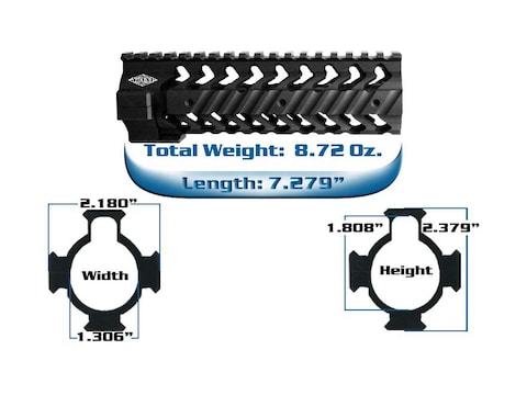 Yankee Hill Machine SLR Smooth Free Float Tube Modular Rail Handguard