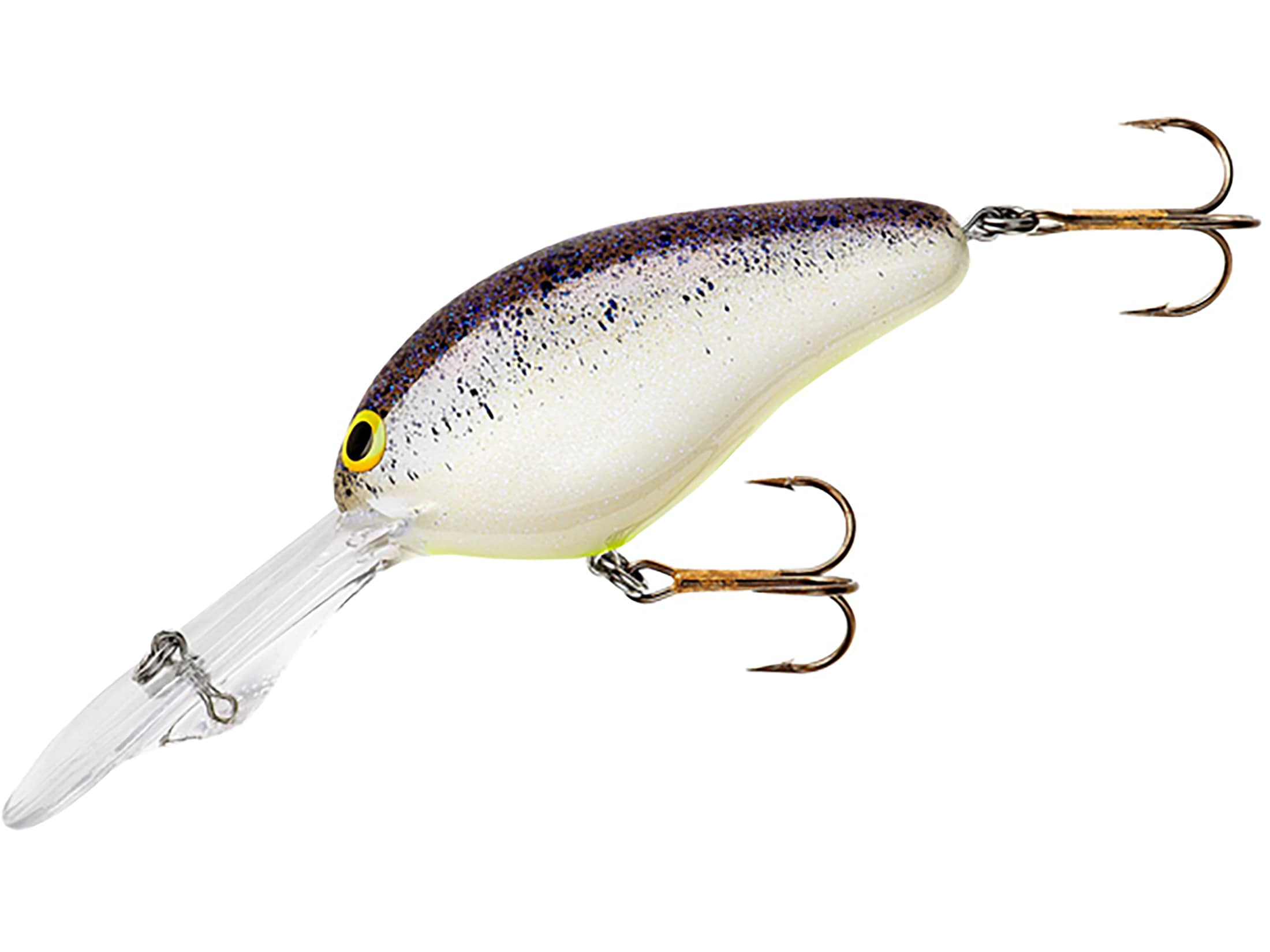 Norman DD22 Crankbait White Green Fleck