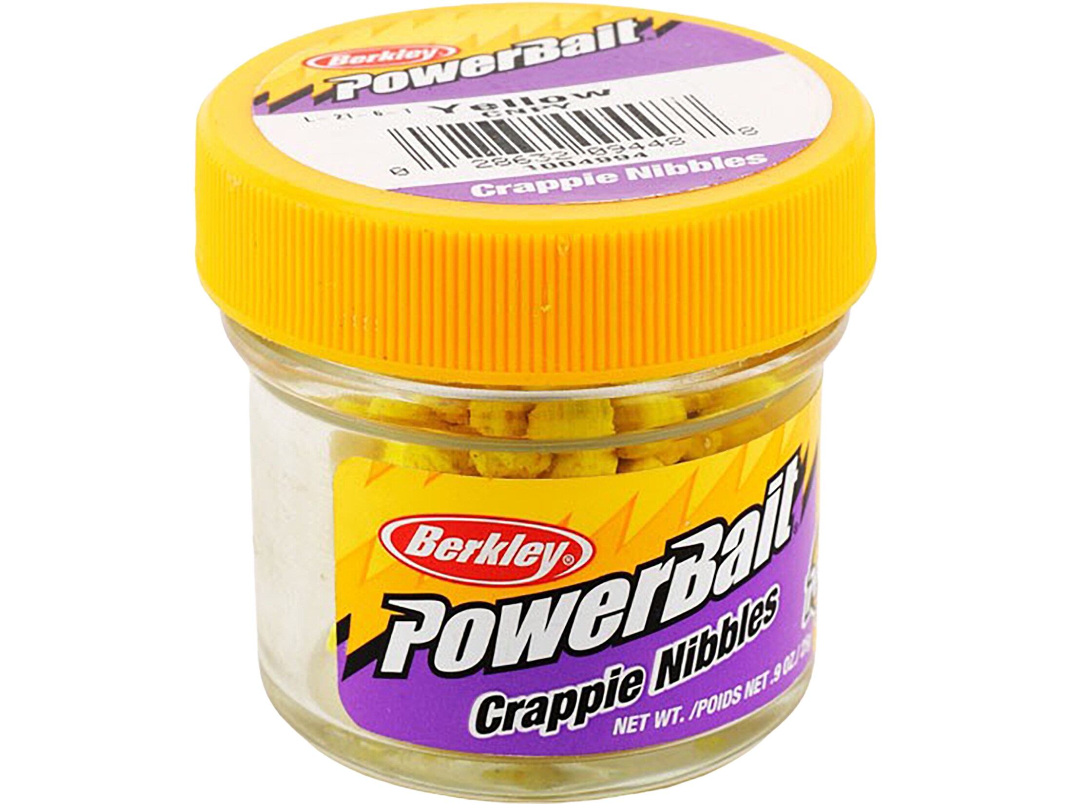 Berkley PowerBait Biodegradable Crappie Nibbles Pink 0.9oz Jar