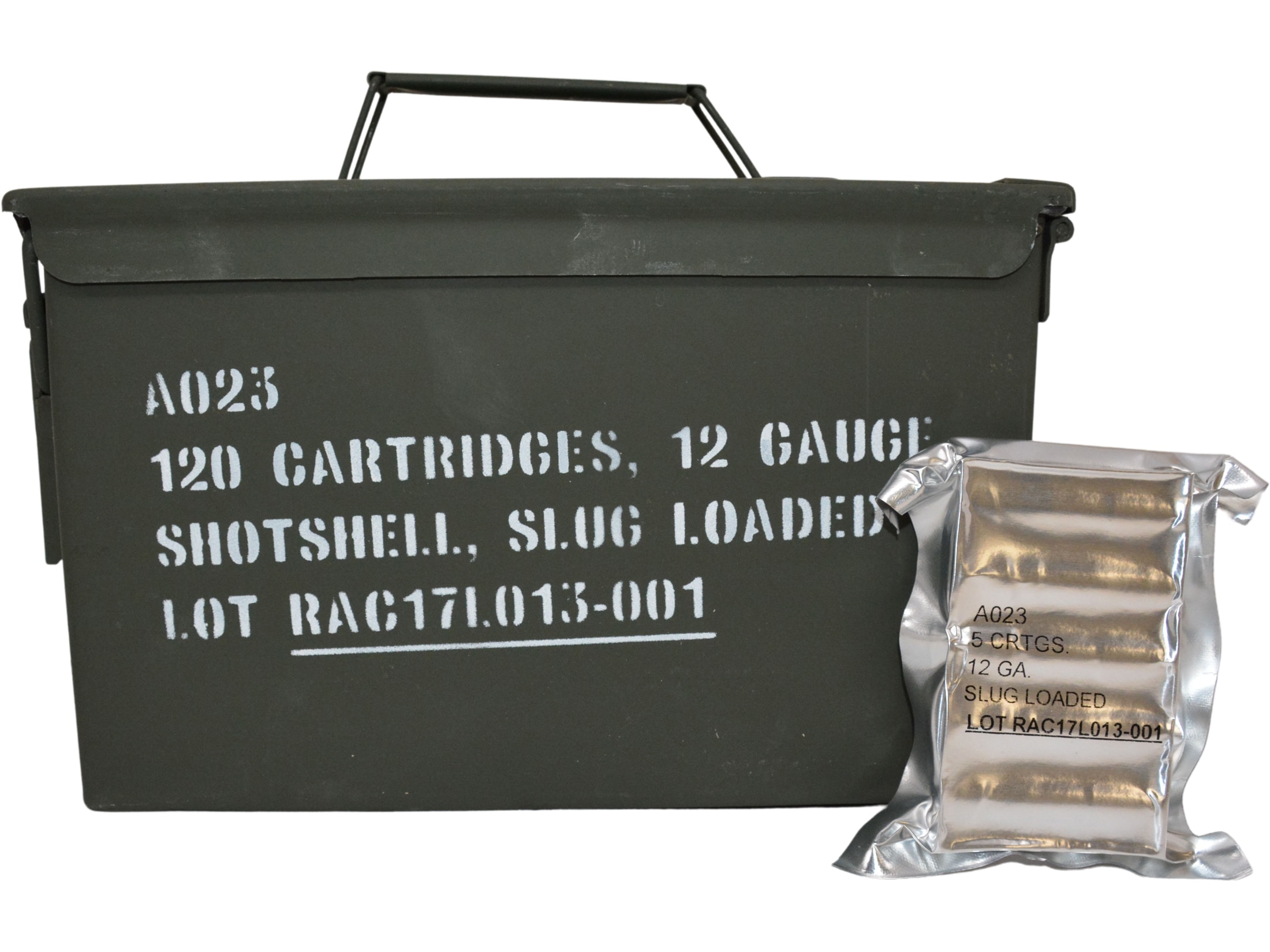 Federal 12 Ga Rifled Slug 2-3/4 1oz Crate of 240 (2 Cans of 120)