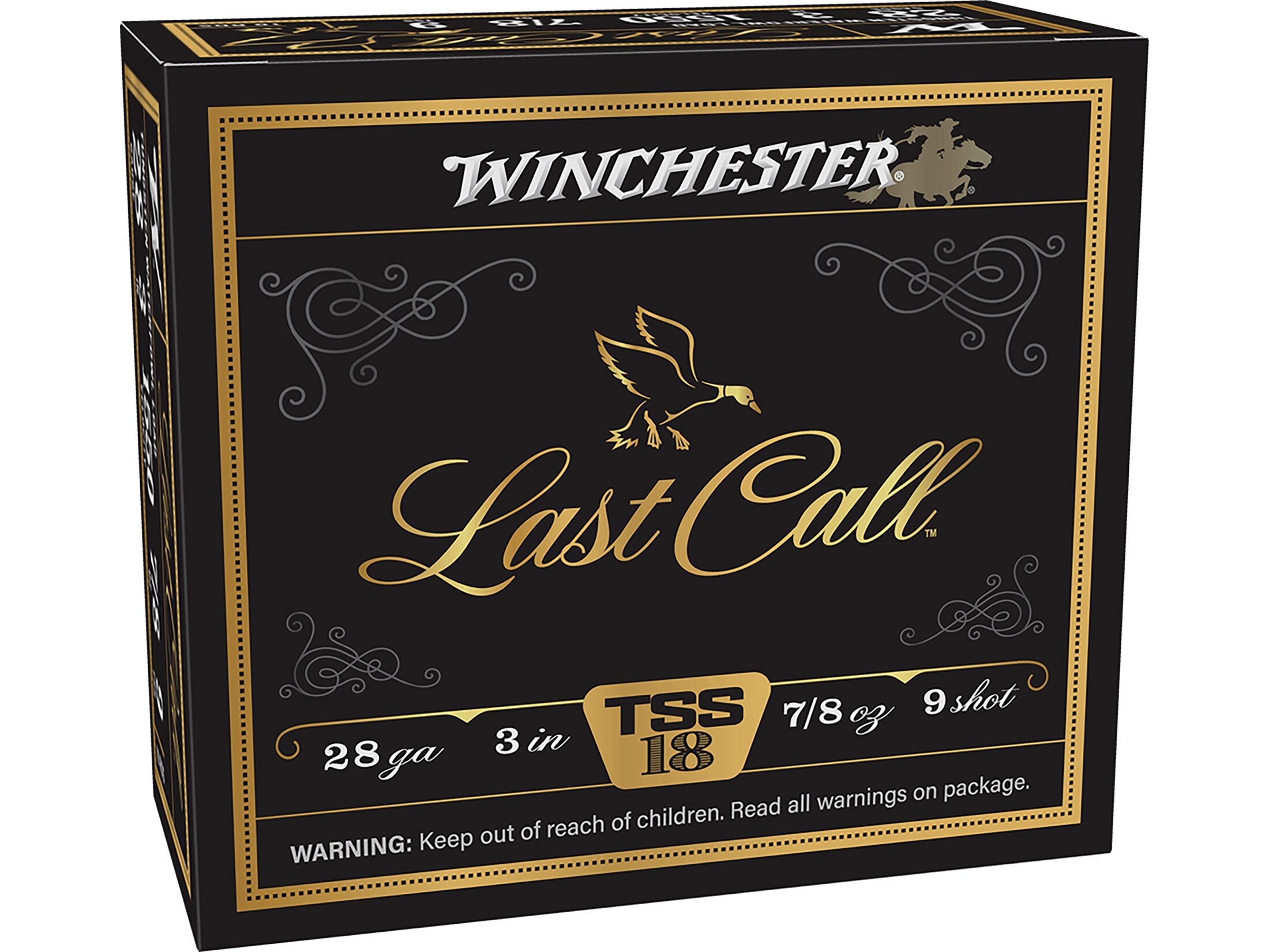 Winchester Last Call TSS 28 Ga Ammo 3 #9 Tungsten Shot 7/8oz Case of