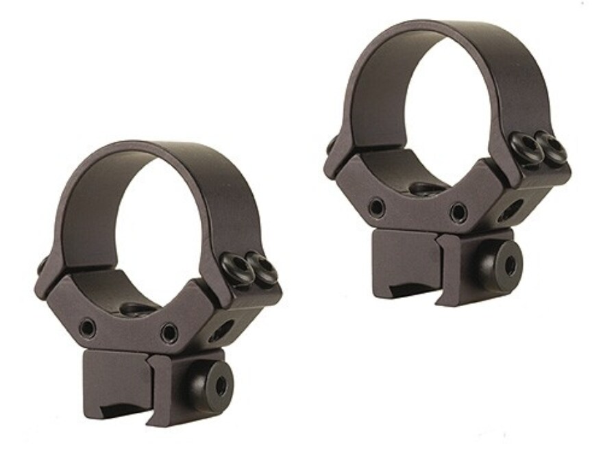 B-Square 30mm x 11mm InterLock Adjustable Dovetail Rings Matte