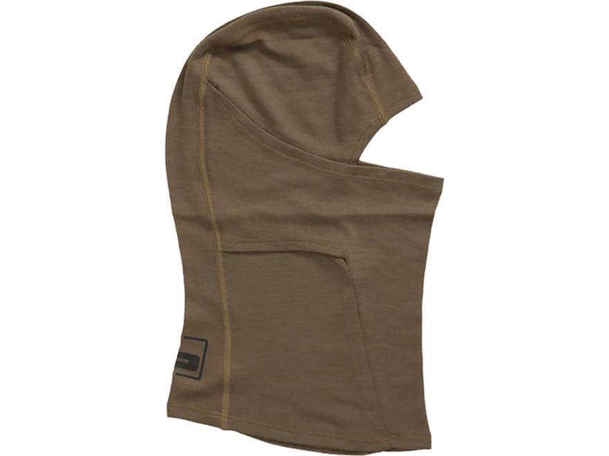 Banded Base Wool Balaclava Light Chocolate One Size Fits Most