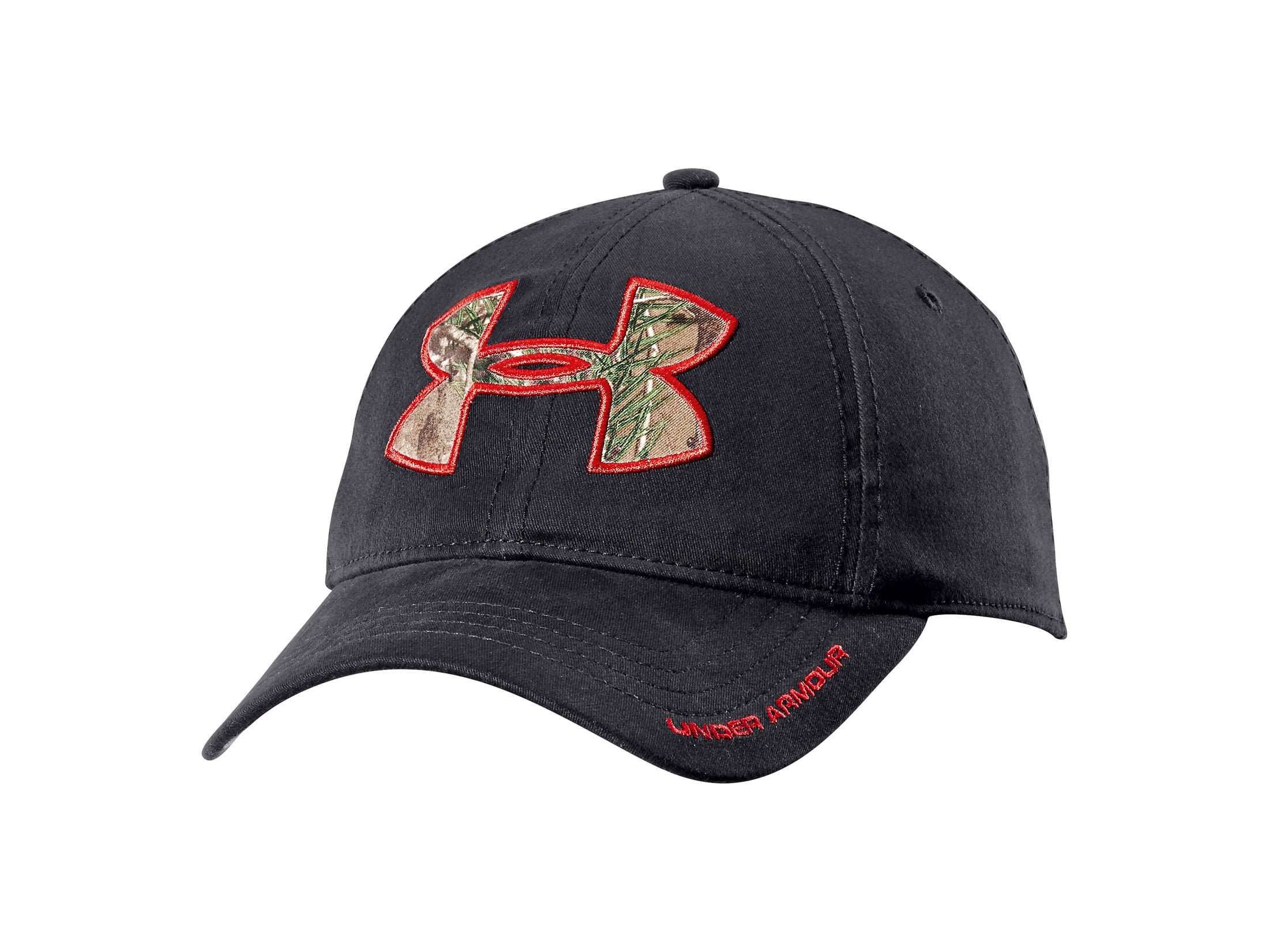 Under Armour Cal Cap Daredevil Red Mossy Oak Treestand