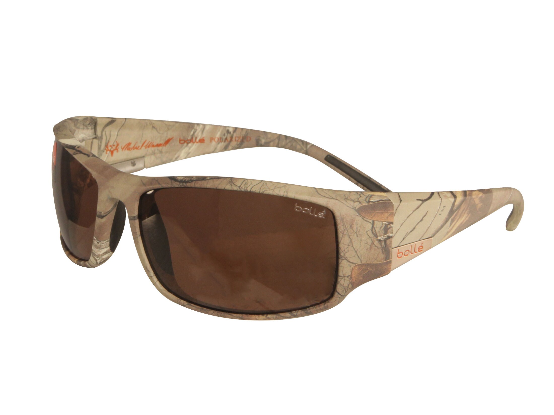 Bolle King Polarized Sunglasses Realtree Xtra Frame AG-14 Brown Lens