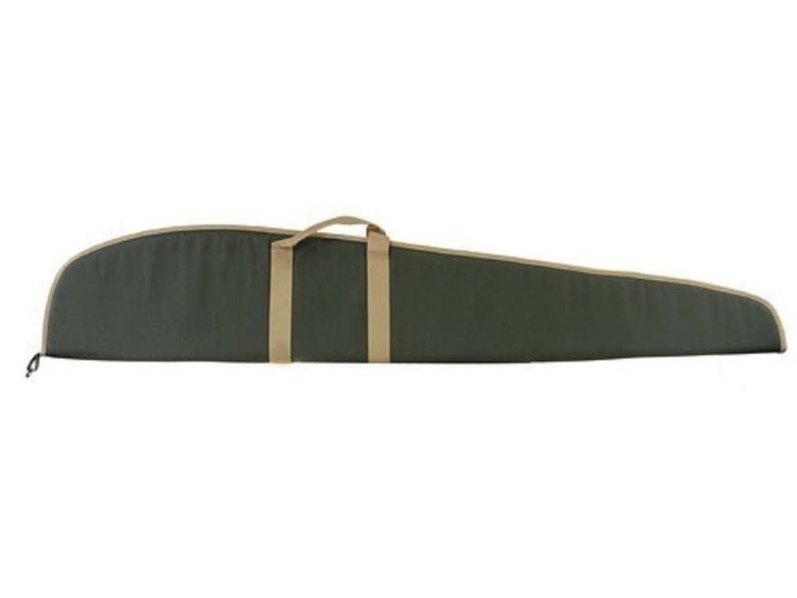 Hunter Scoped Rifle Gun Case 50 Nylon Green Khaki Trim