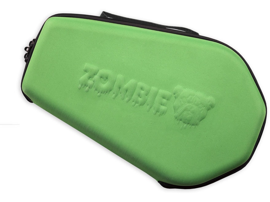 Bulldog Coffin Shaped Pistol Case 14 Zombie Green