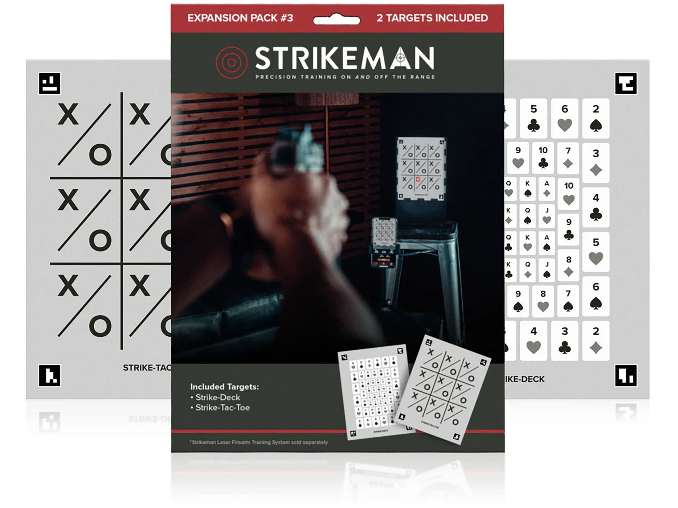 Strikeman 2 Target Expansion Pack Strike-Deck Strike-Tac-Toe Laser