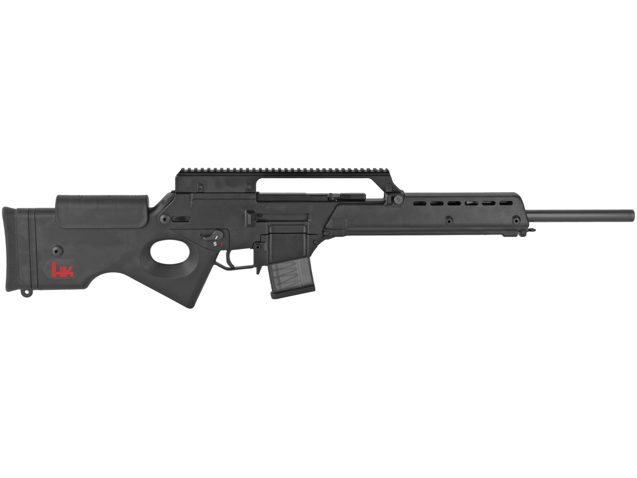 HK SL8 Semi Automatic Rifle 223 Remington 20 Black Threaded Barrel