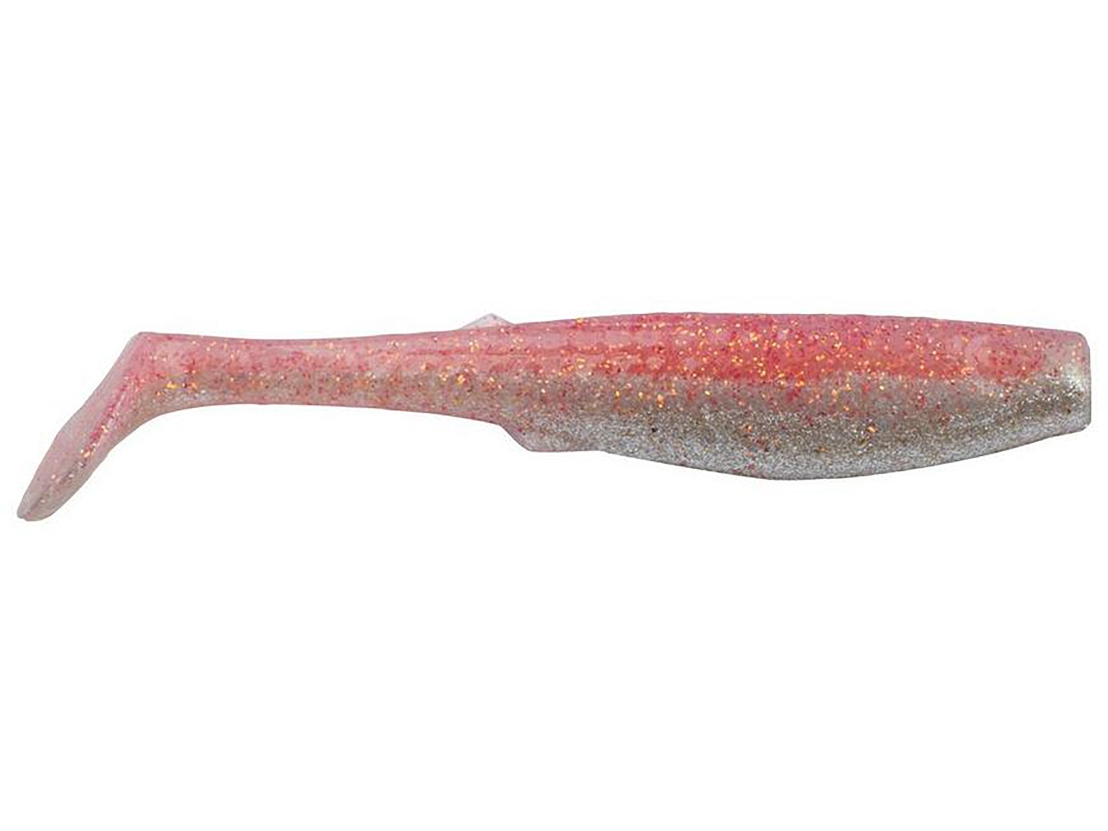 Berkley Gulp! Saltwater Paddleshad Swimbait 3 Flamingo Chrome