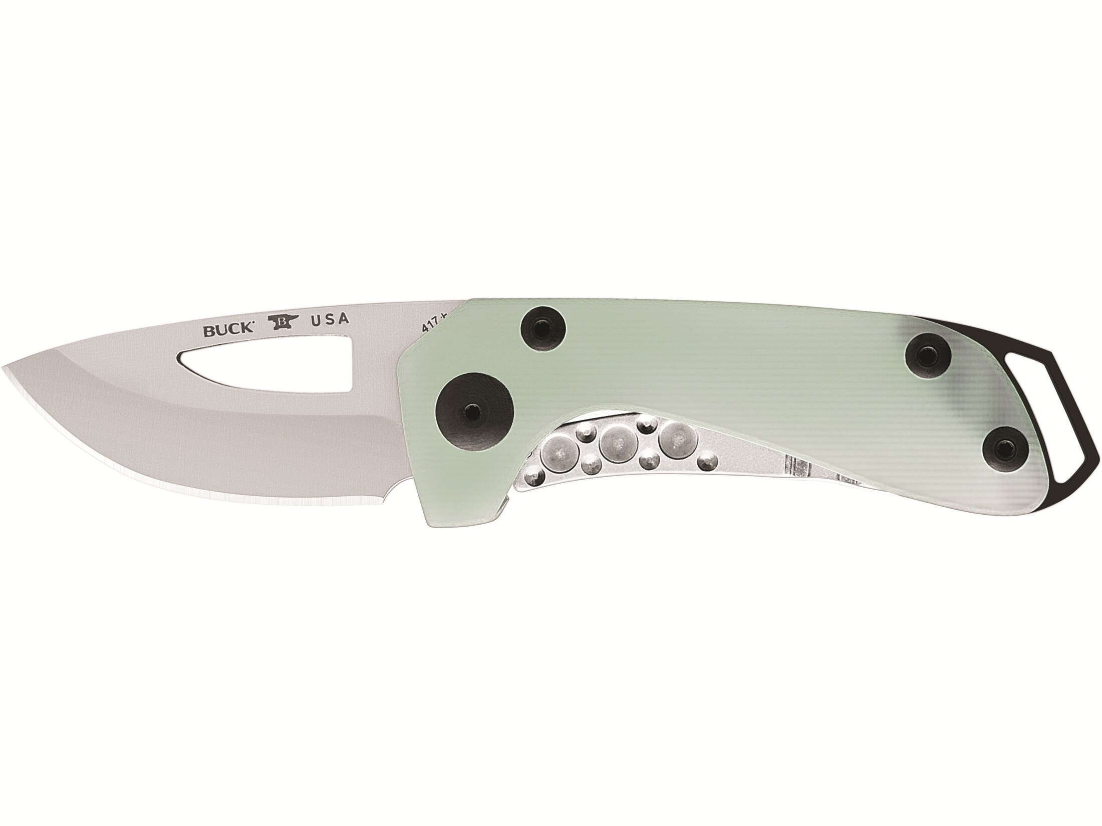 Buck Knives 417 Budgie Folding Knife 2 Drop Point S35VN Satin Blade