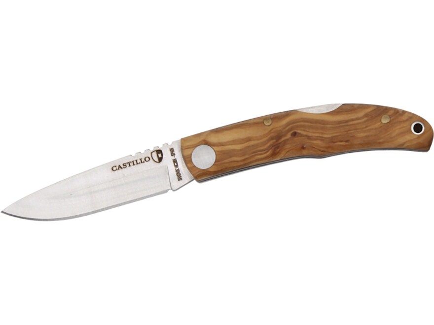 Castillo Listo Folding Knife 3.2 Drop Point 14C28N Satin Blade Birch