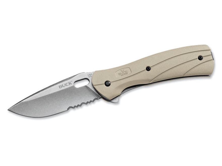 Buck 845 Vantage Force Select Folding Tactical Knife 3.25 Serrated