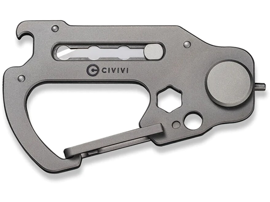 CIVIVI Polymorph Carabiner Multi-Tool Titanium Gray