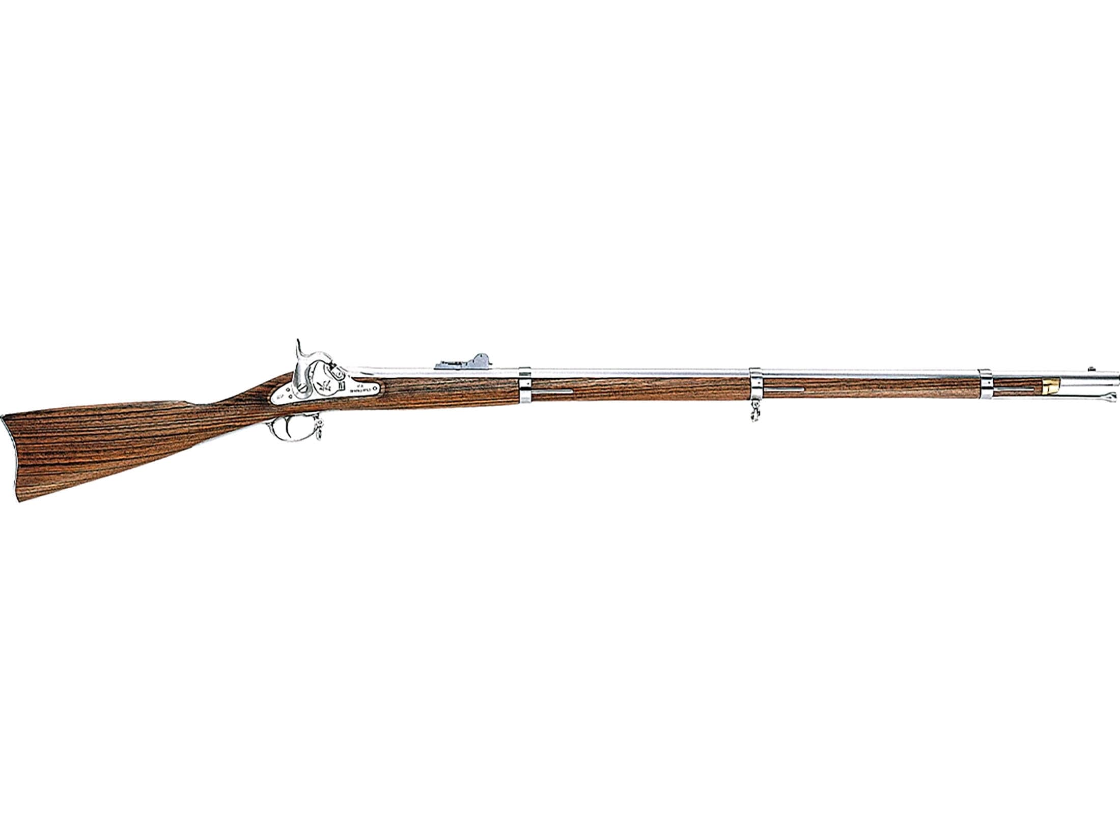Chiappa 1855 Springfield 3 Band Musket Muzzleloading Rifle 58 Cal