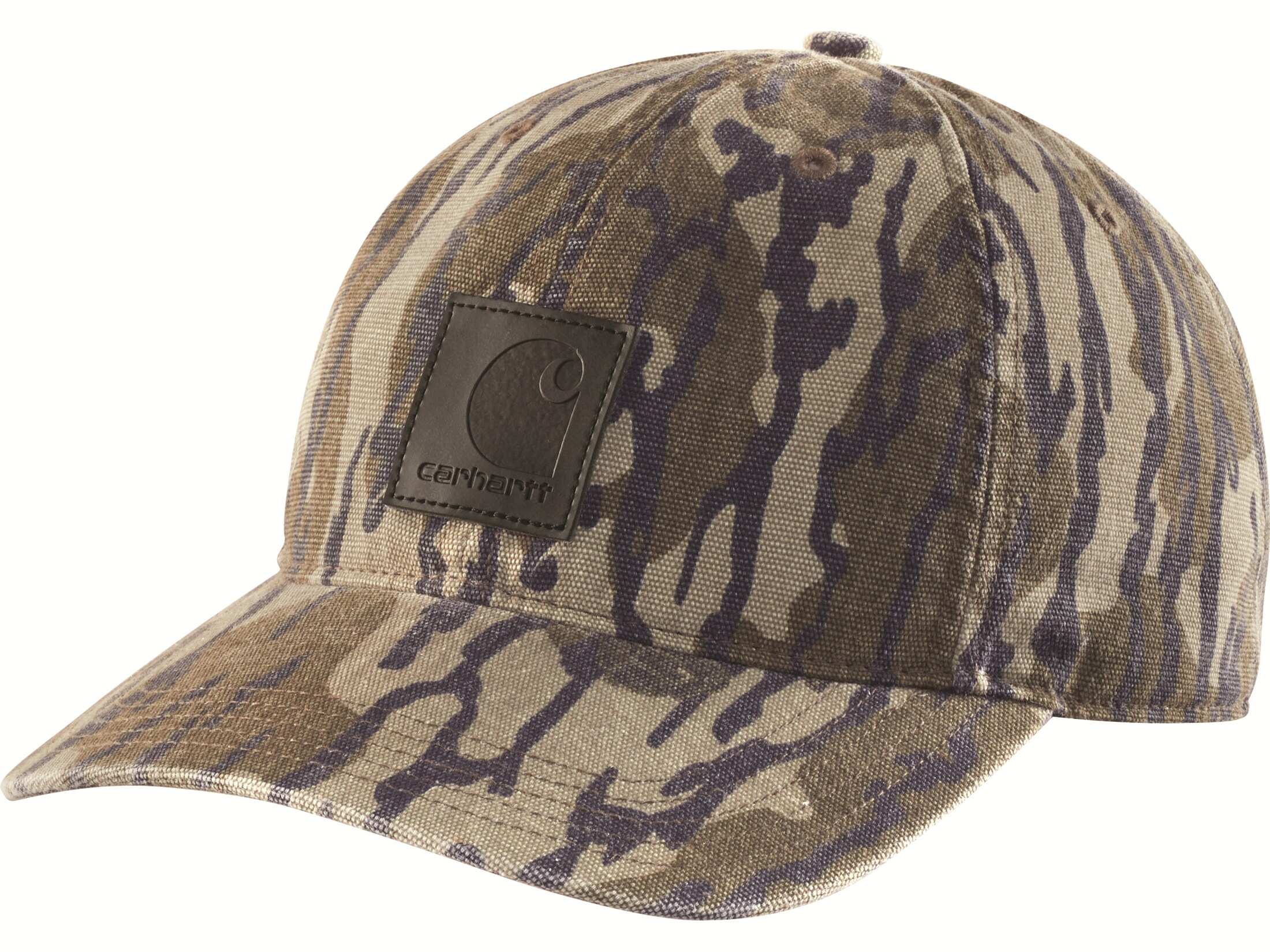 Carhartt Mens Canvas Camo Hat Mossy Oak Bottomland Carhartt Mens Canvas Camo Hat Mossy Oak Bottomland