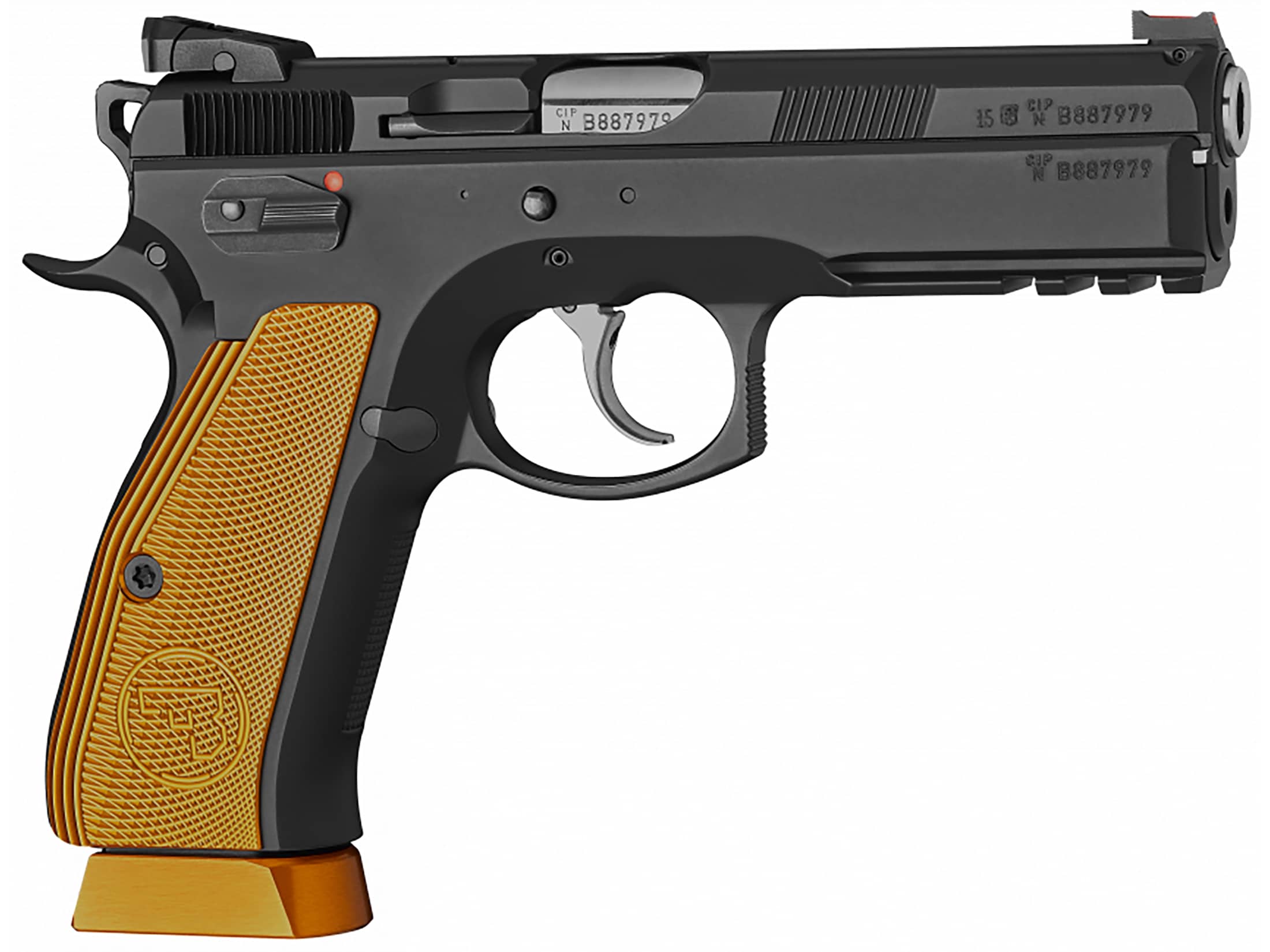 CZ-USA 75 SP-01 Shadow Orange 9mm Luger Pistol 4.6 Barrel 18+1 Round