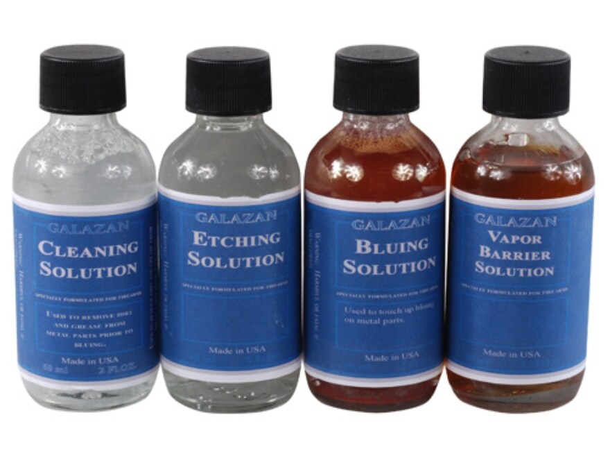 Galazan Complete Cold Bluing Kit Instructions