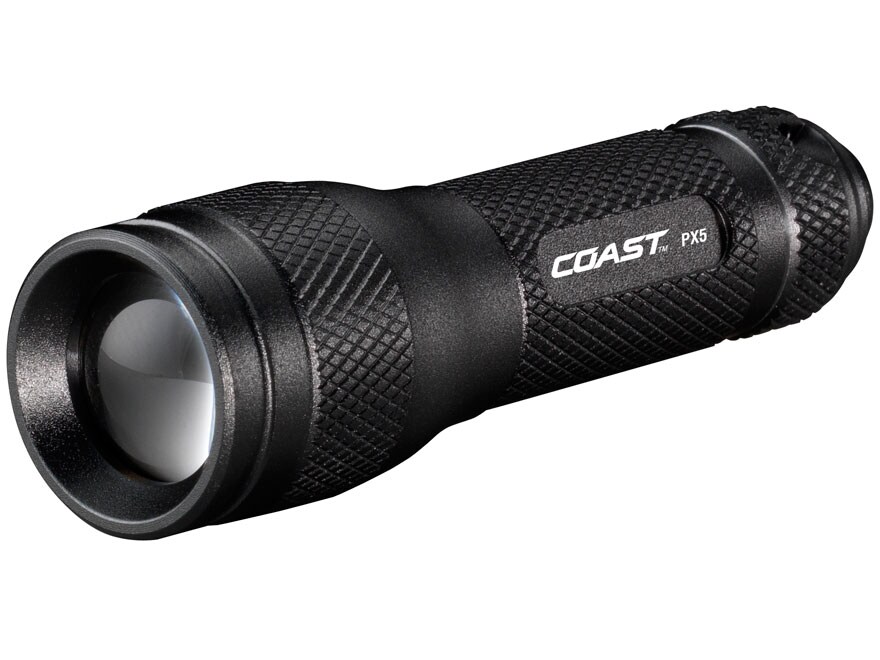 Coast PX5 Flashlight LED 4 AG13 Batteries Aluminum Black