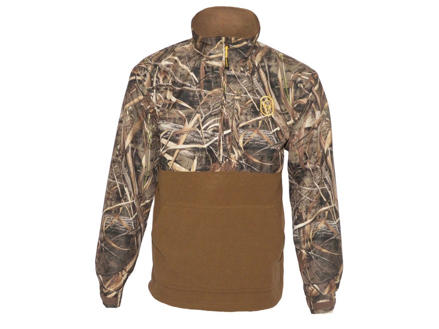 Hard Core Men's Backwoods Half Zip Jacket Polyester Fleece Realtree